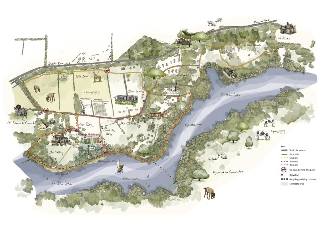 Estate Map | Fritton Lake